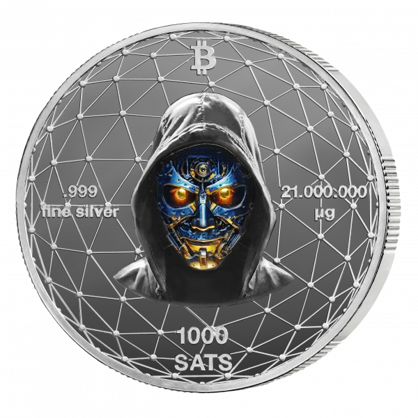 Bitcoin-Silver 1000 SATS Silver + Goldᅠ • Satoshi-Silver