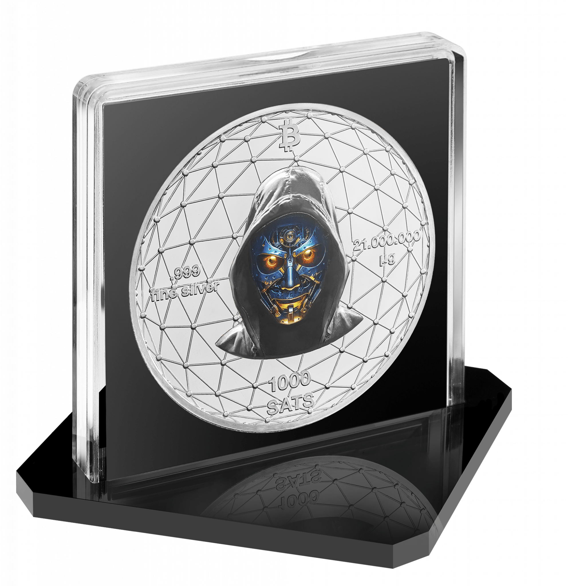 Bitcoin-Silver 1000 SATS Silver + Goldᅠ • Satoshi-Silver